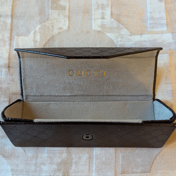 Gucci | Accessories | Gucci Brown Eyeglass Case | Poshmark
